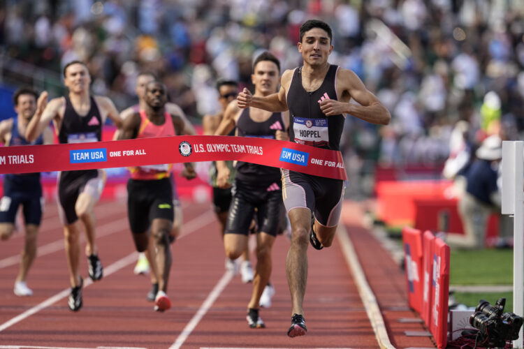 Former Jayhawk Hoppel sets new meet record, wins event, qualifies for ...